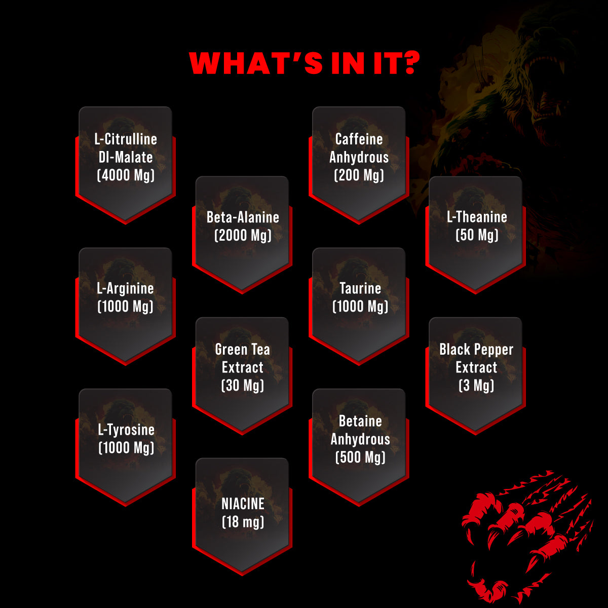 Top rated Pre-Workout supplement in India for men and women - karnage